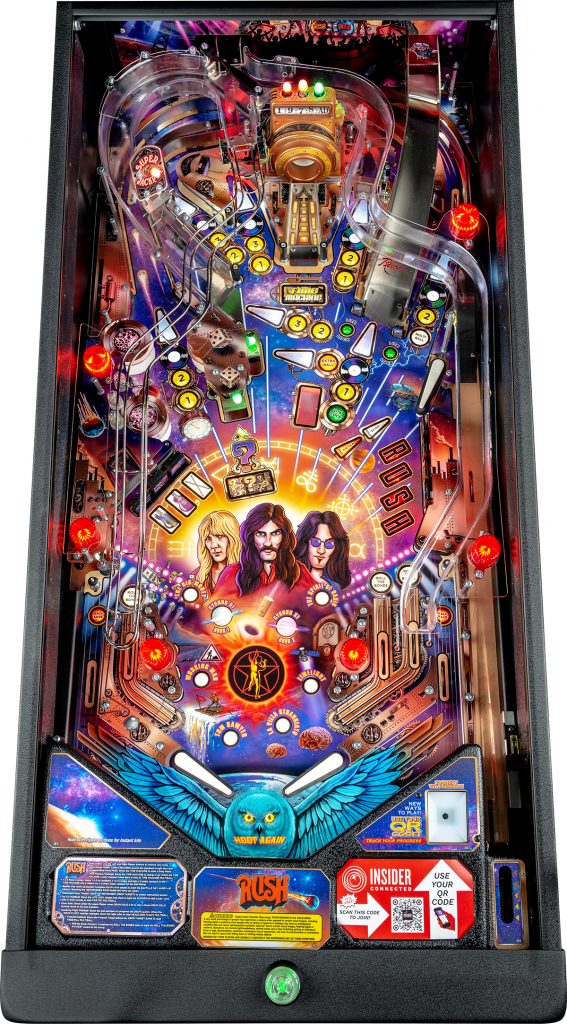 Stern Pinball reveals RUSH | Pinball Magazine